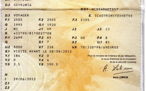 comment lire ma carte grise? chaque case de ma carte grise signifie quoi?